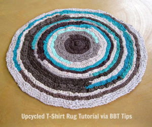 Crochet T Shirt Rugs (8 Free Pattern) - Crochet Me