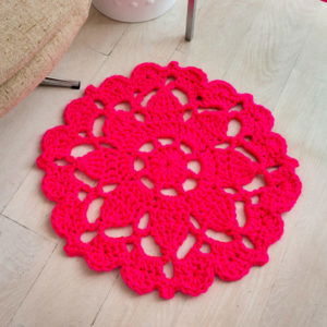 15 Free Crochet Round Rug Patterns | Crochet Circle Rug Pattern