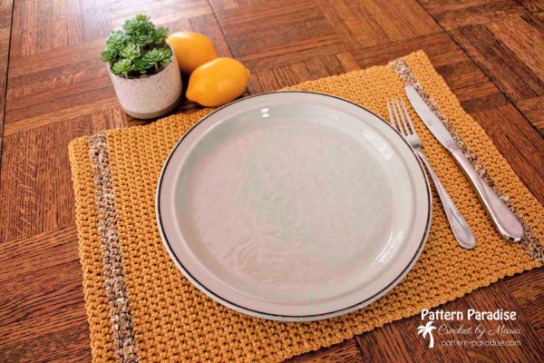 20 Free Crochet Placemats Pattern | Crochet Table Mat