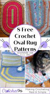 8 Free Crochet Oval Rug Pattern | How To Crochet An Oval